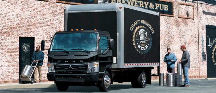 New Mitsubishi Fuso Gas Powered FE140 at Dovell & Williams